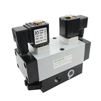 4V100 Series Pneumatic Solenoid Valve 1/8" 12V 24V 110V 220V (5/2 way;5/3 way) - NINGBO NEU ...