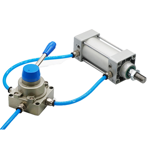 HV Manual Pneumatic Valve Hand Lever Valve 1/4" Pipe Size 4/2 Way 4/3 Way - NINGBO NEU-MASTER ...