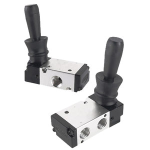 TSV Pneumatic manual air valve hand lever valve 1/4" Pipe Size 3/2 Way 5/2 Way - NINGBO NEU ...