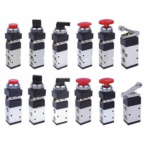 MSV Series Pneumatic Mechanical Valve 2 Position 5 Way,2 Position 3 Way ...
