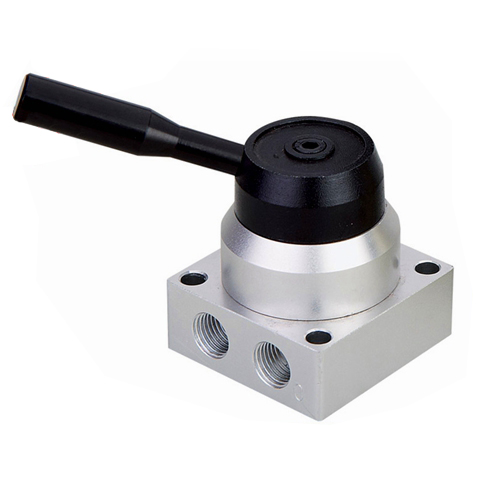K24/K34 Rotary Hand Operated Valve Hand Lever Valve 1/4" Pipe Size 4/2 Way 4/3 Way - NINGBO NEU ...