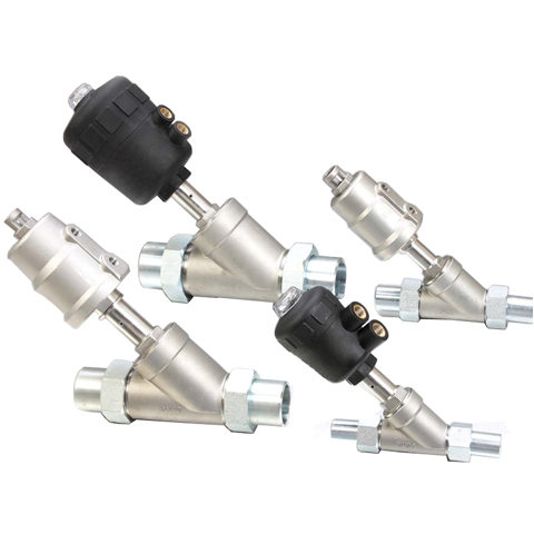 PV200 Series Angle Seat Piston Valve Angle Seat Valve (male Threaded ...